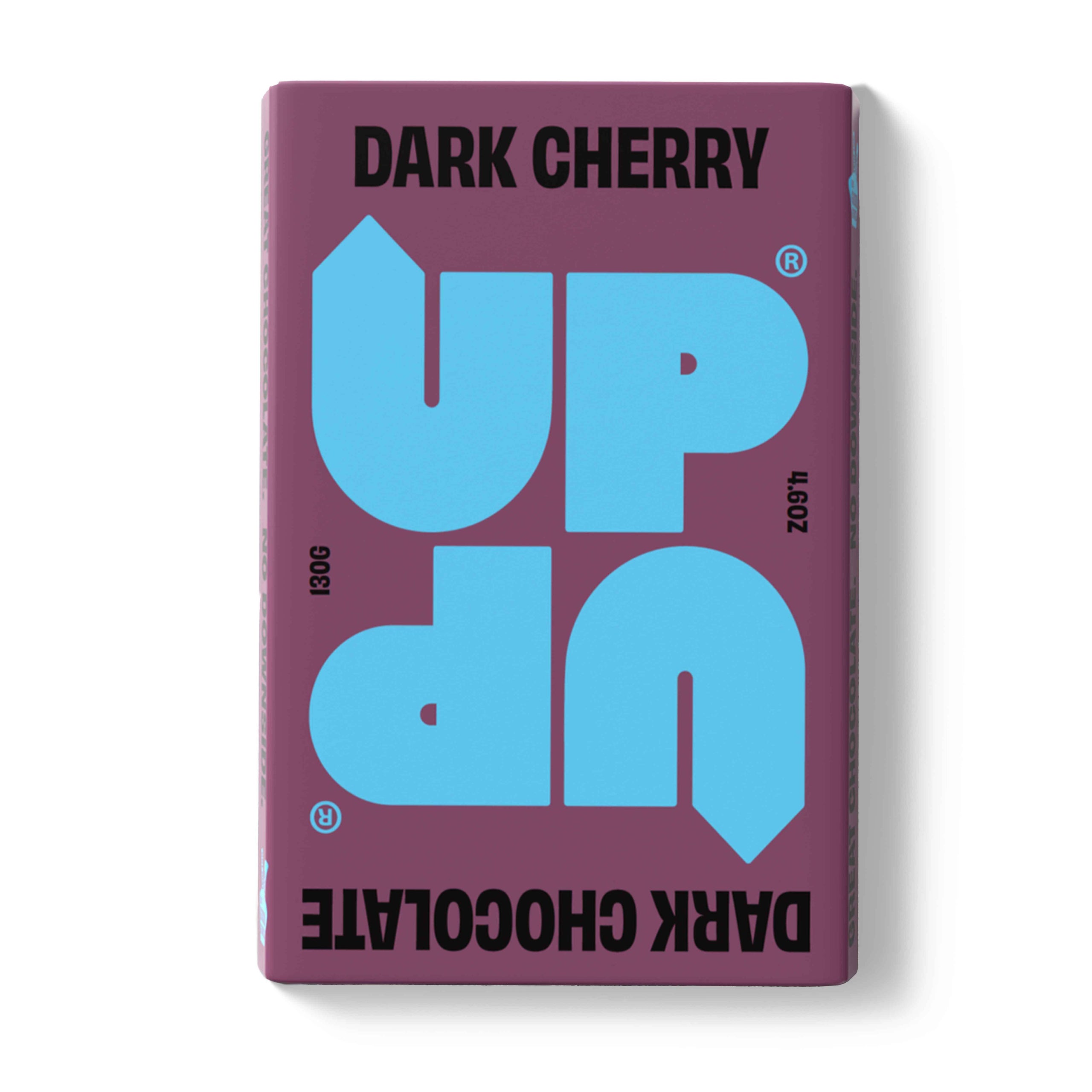 UP UP Cherry Dark Chocolate Bar 130G/4.5OZ | CounterSpaceBR